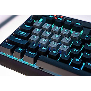 Cherry MX Key Switch FPS Backlit Key Caps for Corsair Gaming Keyboards! (Gray)