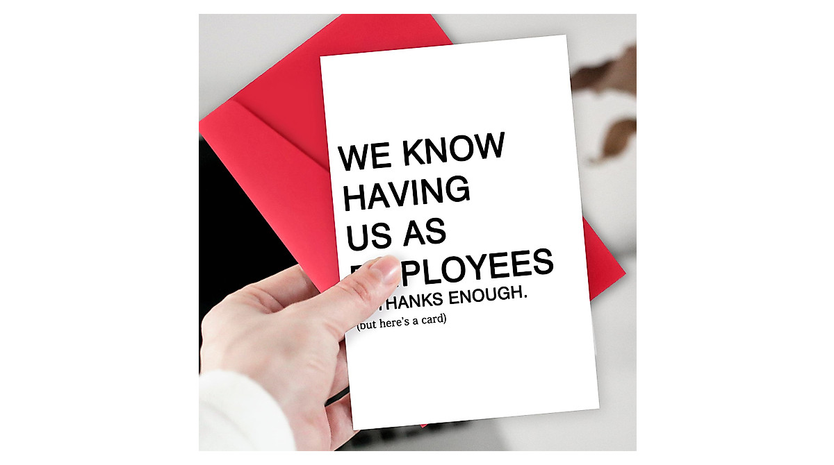 Funny Boss Day Card - Perfect Appreciation Gift