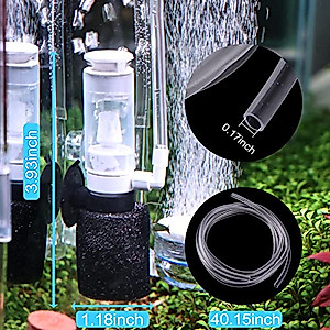 FORKPIE 2PCS Mini Aquarium Sponge Filter, Betta Shrimp Nano Fish Bio Foam Filter, Quiet Internal Fish Tank Filter for Fresh/Saltwater/Small Fish Tank Oxygenation Filtration