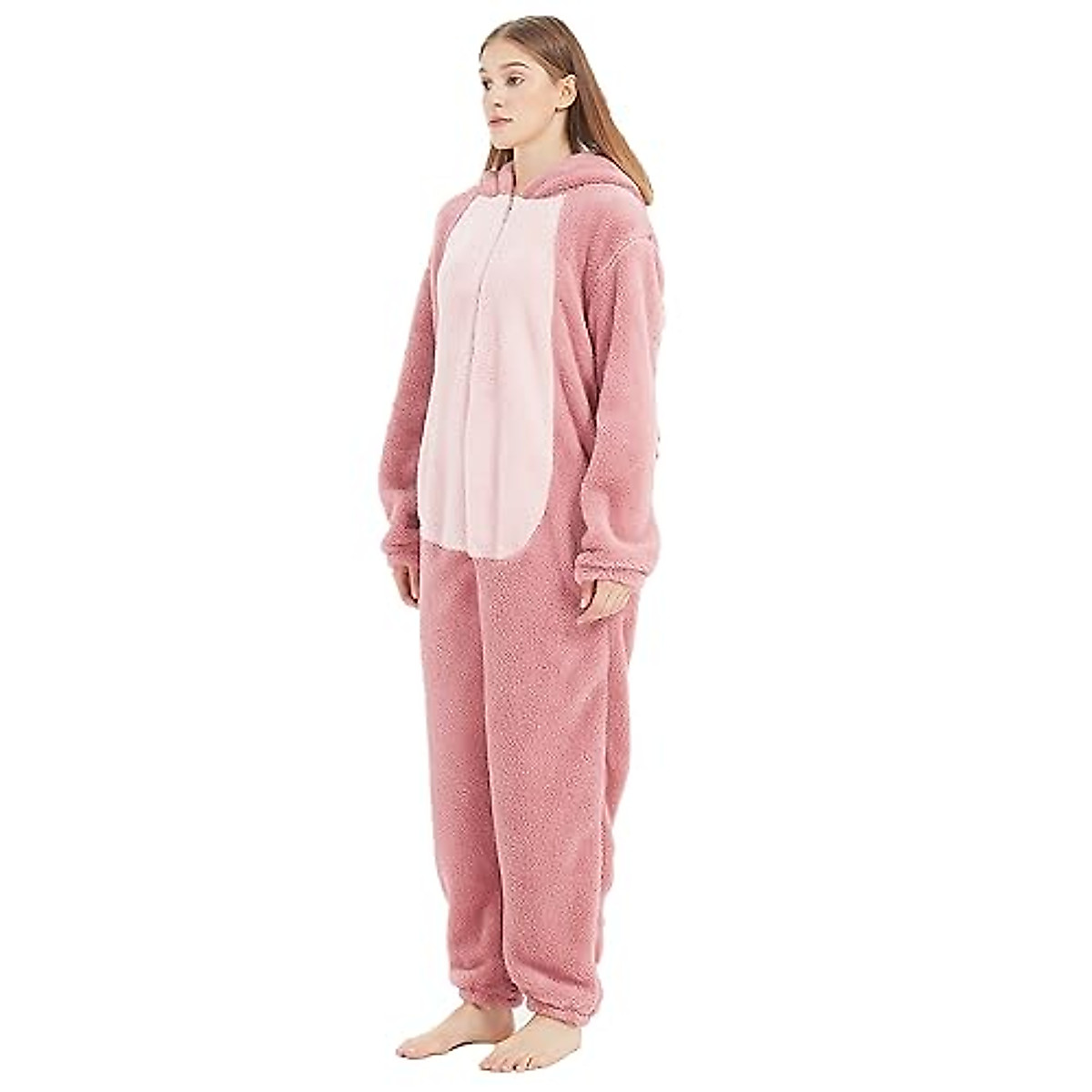 III HHONS Onesie Animal Adult Costume Pajamas Cosplay Halloween for Men Women