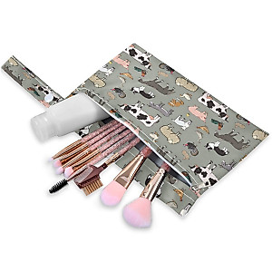 Blueangle Farm Animals Pattern Wet Dry Bag Cloth Diaper Bags - Waterproof Washable Reusable Diaper Organizer，2 Pack