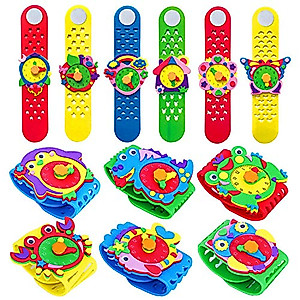 Chilor Crafts Toys for Kids,10 Pcs+2 Pcs Make Animals Stickers for Kids Ages 4 5 6 7 8 9,Arts Supplies Kits for Party Game School Kindergarten Homeschool Supplies (Random)