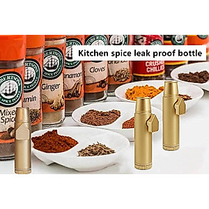 OMO Metal Leak-proof Bottle 2nd Generation Upgrade Version Golden (3 pack)