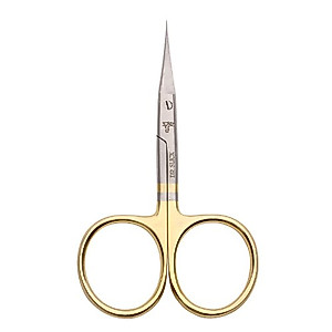 Dr. Slick Hair Scissor, 4-1/2", Gold Loops, MicroTip, Straight