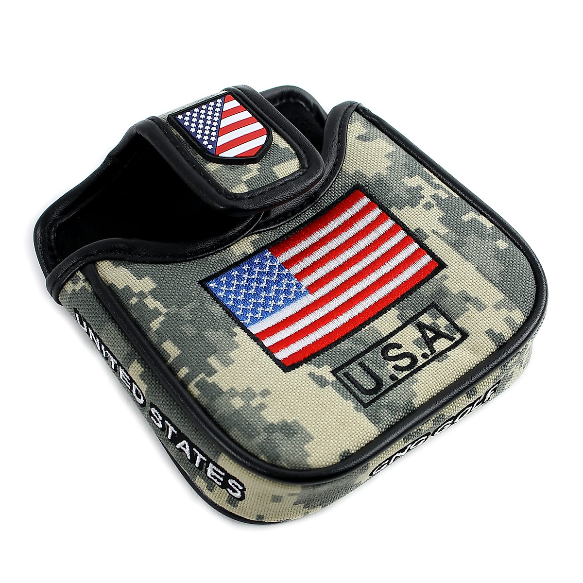 CNC GOLF Heavy Duty Magnetic USA Military Mallet Putter Cover for Scotty Cameron Odyssey 2ball Taylormade