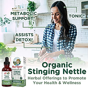Stinging Nettle | USDA Stinging Nettle Leaf | Stinging Nettle for Glucose Metabolism Support | Detox Supplement | Herbal Blend for Detoxification | Vegan | Non-GMO | Gluten Free | 1 Fl Oz