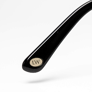 Lounge Williams Earl Polarized Designer Inspired Vintage Sunglasses (Black)