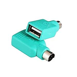 PS2 to USB Female,PS/2 Male Converter Changer Adapter for Keyboard Mouse 2pcs by Oxusbor(Notice:Can't Match All Motherboard,Have Matching Problem)