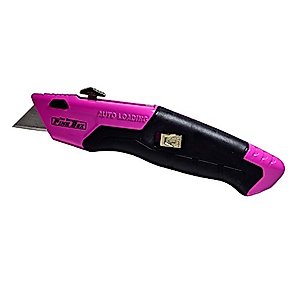 The Original Pink Box Auto-Loading Retractable Utility Knife, Pink
