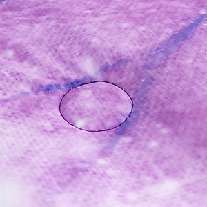 A Nice Night 6Pcs Bed in a Bag Bedding Set Tie Dye Galaxy Children Comforter Set, Psychedelic Swirl Pattern Colorful Boho, BoysGirls Quilt Sets,Purple,Full