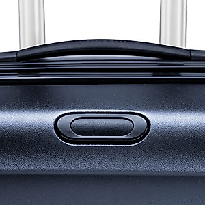 Briggs & Riley Sympatico Hardside Medium Spinner Luggage, Matte Navy, 27-Inch Checked