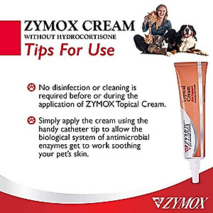 Pet King Brands ZYMOX Veterinarian Strength Topical Cream for Dogs and Cats, 1oz