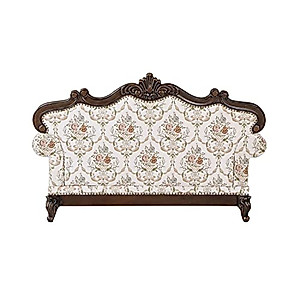 Acme Furniture Nayla Love Seats, Beige, Cream, Walnut