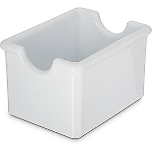 Carlisle FoodService Products 455002 Styrene Sugar Caddy, White