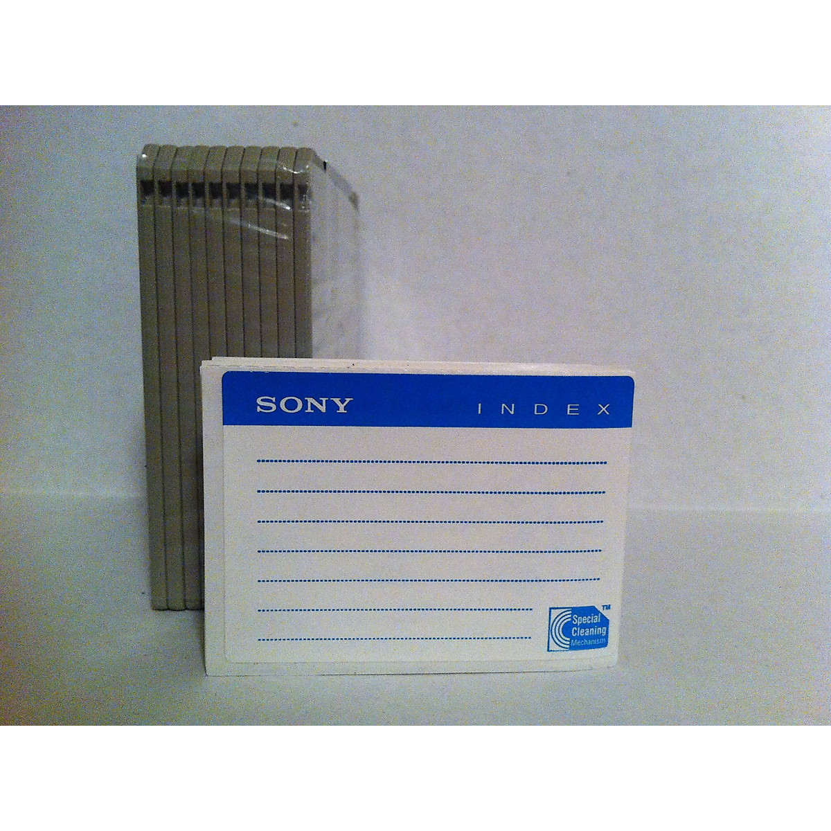 1995 Sony Electronics, Inc. Sony Micro Floppy Disk/double Sided 10mfd-2hdcf 10 Pack Blister Box Package---capacity IBM Formatted 1.44 Mb 10 Pack---specifications Trackes Per Inch 135 Tpi, Number of Tracks-80/side Double Side/high Density---compatibility I