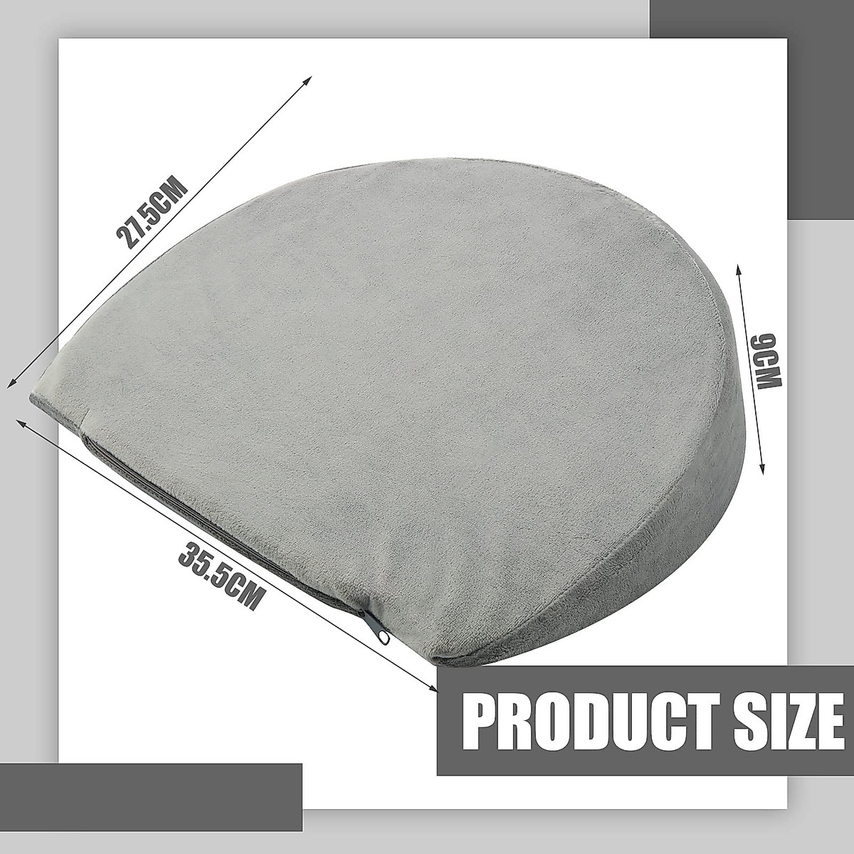 Wesiti 2 Pcs Pregnancy Wedge Pillows for Side Sleeping Small Wedge Pillow Maternity Pillows Belly Pillow for Sleeping Support Body, Legs, Back, Knees Novice Mom Gifts