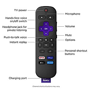 Roku Streaming Stick 4K+ Streaming Device 4K/HDR/D. Vision with Roku Voice Remote Pro (Renewed)