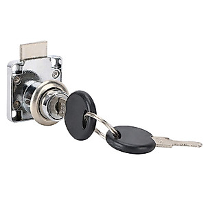 QANYEGN 4 Sets Drawer Lock Cabinet Locks with Keys, Zinc Alloy Drawer and Cabinet Lock, Home Desk Lock for Desks, Cabinets, Drawer Cabinets, Letter Box