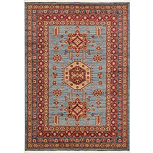 Unique Loom Sahand Collection Traditional Geometric Classic Light Blue Area Rug (7' 0 x 10' 0)