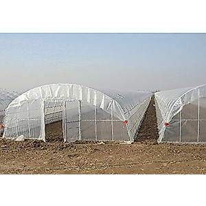 Agfabric Greenhouse Film 6x16ft 3.1Mil Plastic Covering Clear Polyethylene UV Resistant