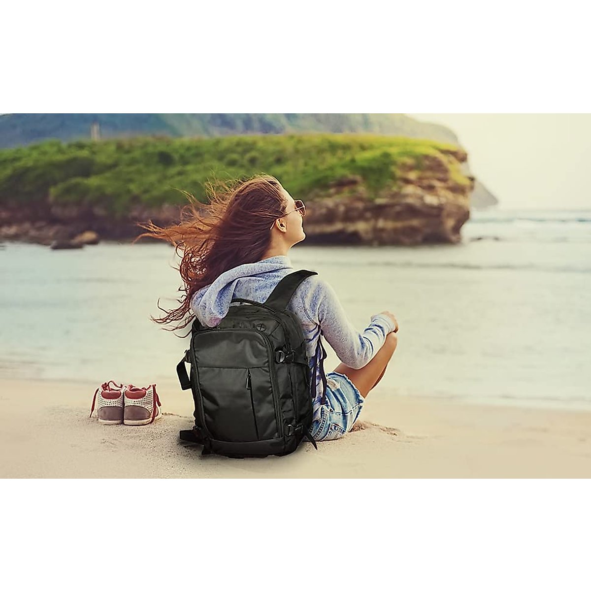 KT20 Under Seat 17x10x9 Carry on Maximum Sized Backpack Luggage Bags for United Airlines - Pack the Max!