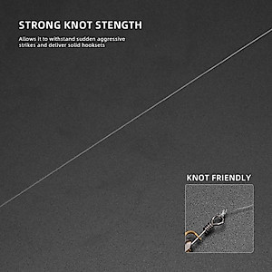 SF Monofilament Fishing Line Premium Spool X-Strong Mono Nylon Material Leader Line Clear for Saltwater Freshwater 100LB