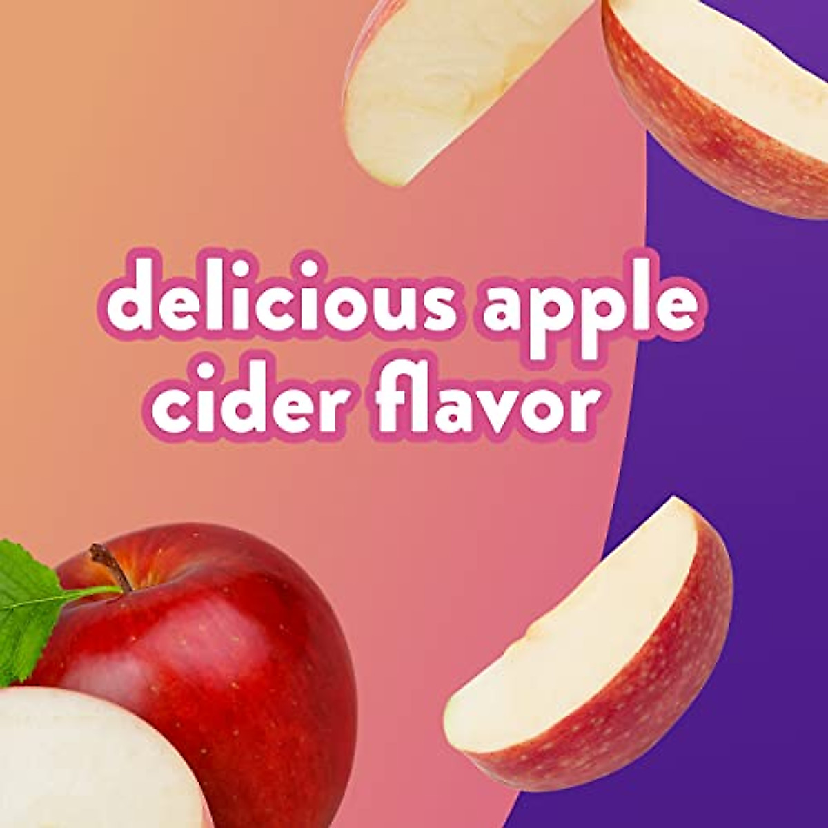 Vitafusion Apple Cider Vinegar Gummies, 500mg Apple Cider Vinegar per Serving Plus B Vitamins, 75ct, Natural Apple Cider Flavor from America’s Number One Gummy Vitamin Brand