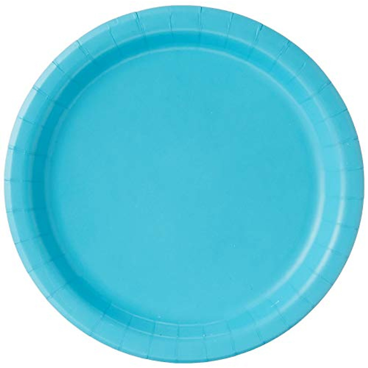 Creative Converting 791039B 24 Count Paper Dessert Plates, 7", Bermuda Blue