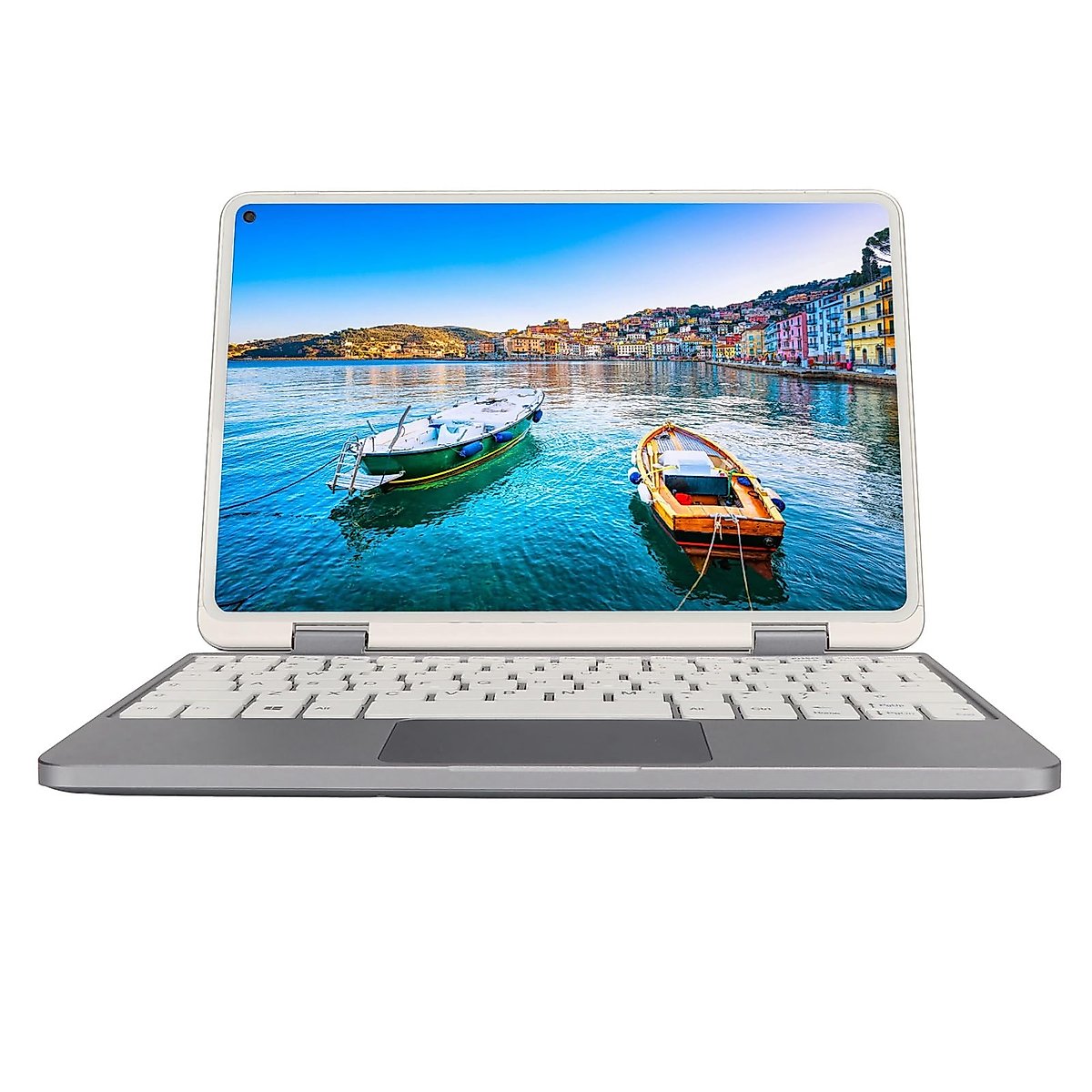 Airshi Laptop, Notebook 2 in 1 FHD Display 100-240V Touch Screen 360 Rotating 8+1TB Memory for Home (8+1TB US Plug)