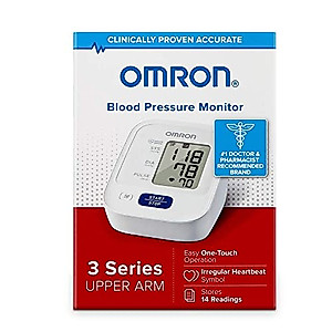 Omron Upper Arm Blood Pressure Monitor, 3 Series