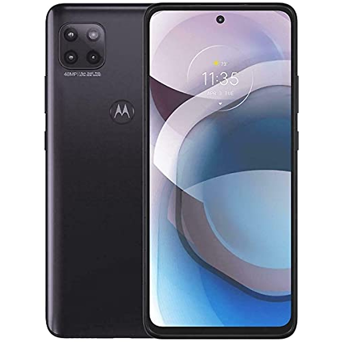 Motorola One 5G Ace (2021) 128GB+6GB RAM 6.7" Display XT2113-2 Smartphone (Locked to T-Mobile ONLY) - Volcanic Gray (Renewed)