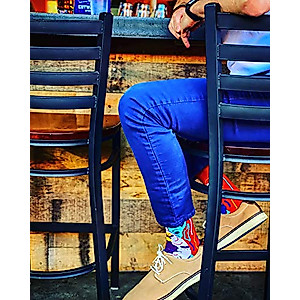 FATMINGO SOCKS – Cool Fun Colorful Crazy Funny Novelty Socks For Men – Funny Gifts – Dog Socks