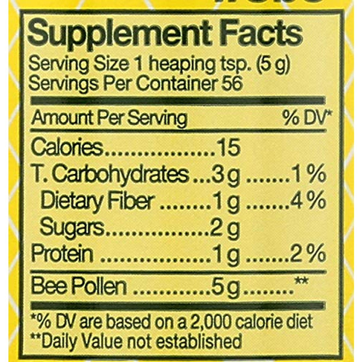 Bee Pollen - Low Moisture Whole Granulars - 10 oz