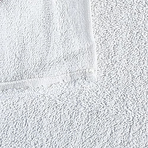 Arkwright Eclipse White Irregular Washcloths - Bulk Case Pack of 300 - Perfect wash Cloth Towels for Home, Kitchen, Bathroom, Hotel, Spa, Resort -1 Lb/Doz