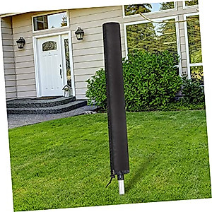 Alipis Clothes Drying Rack Cover Zipper Foldable Drying Rack Outdoor Drying Rack Laundry Racks for Drying Clothes Laundry Drying Rack Rotary Washing Line Cover Umbrella Cover