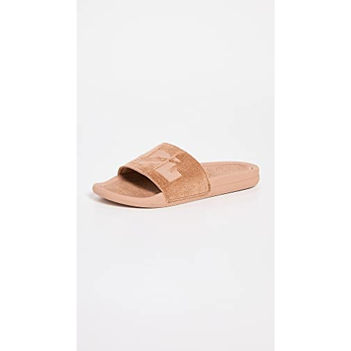 APL: Athletic Propulsion Labs Women's TechLoom Velvet Slides, Caramel, Tan, 7 Medium US