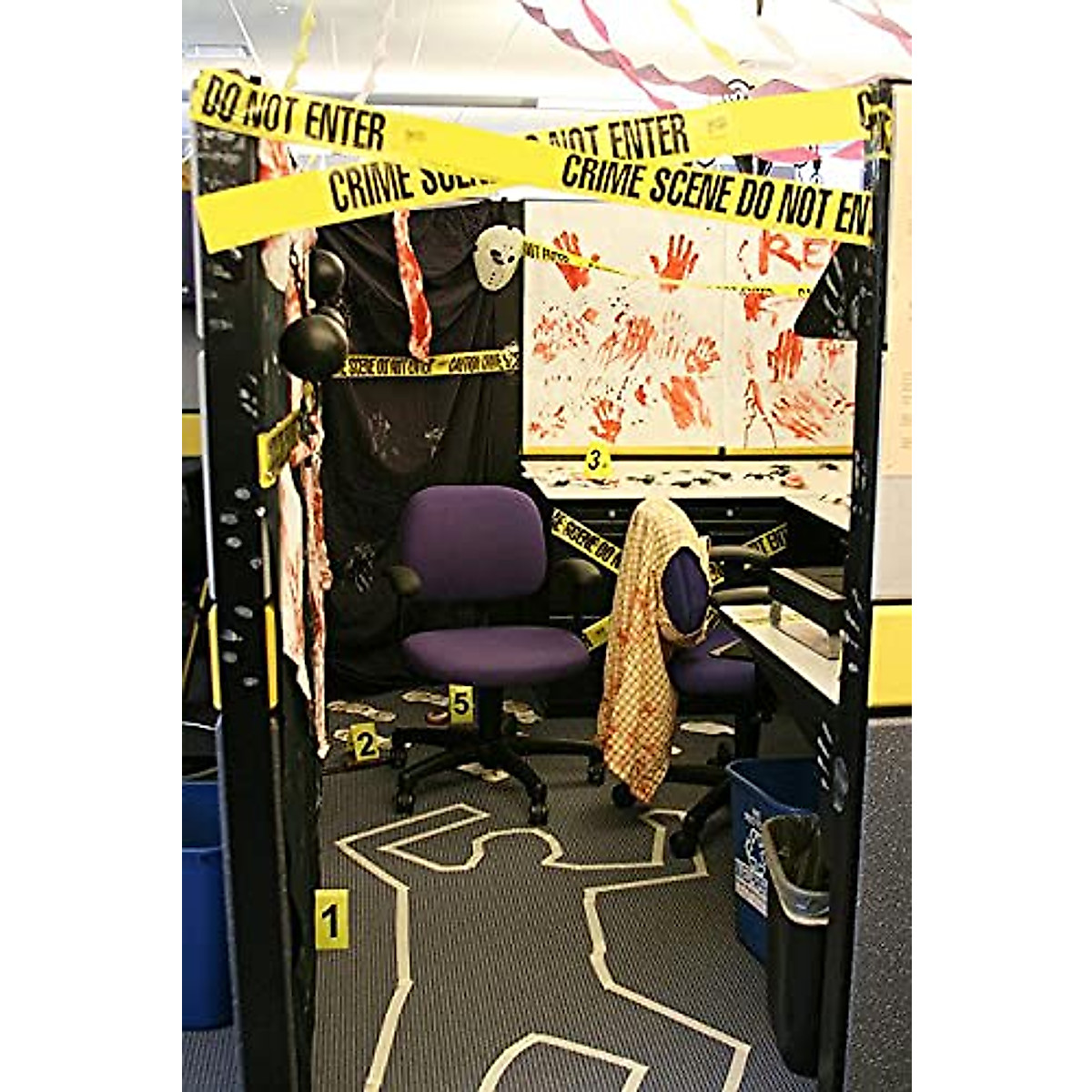 Crime Scene Do Not Cross Barricade Tape 3 X 100 • Bright Yellow with a Bold Black Print • 3 in. Wide for Maximum Readability • Tear Resistant
