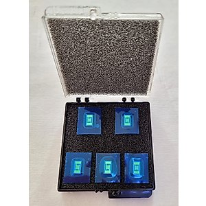 15 Pieces/Pack 3μm Interdigitated Electrodes IDE Silicon Substrate Interdigital Capacitor Arrays High-Accuracy Microelectrode MEMS Biosensor Medical Chemical Sensor Chip