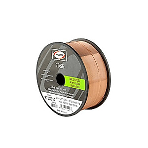 Harris E70S6F8 ER70S-6 MS Spool with Welding Wire, 0.035 lb. x 33 lb.