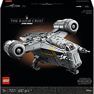 LEGO Star Wars The Razor Crest 75331 UCS Set, Ultimate Collectors Series Starship Model Kit for Adults, Large Iconic The Mandalorian Memorabilia Collectable