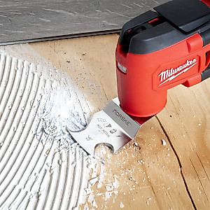 Norske Tools NOTP237 Oscillating Multi Tool Accessory Blade Universal Fit 3-in-1 Rigid Scraper & Knives