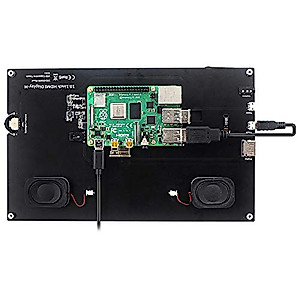DIGISHUO 10.1 Inch Touchscreen Monitor for Raspberry Pi 4B/3B/2B | IPS FHD 1024×600| Responsive and Smooth Touch| Dual Built-in Speakers| HDMI Input| Compatible with Various Devices and OS