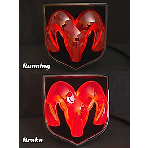 Autogem LED Light Hitch Receiver Covers Officially Licensed Hitch Cover (Chrome)