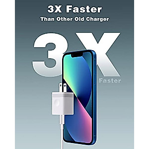 USB C Wall Charger Block, 3-Pack 20W PD USB-C Brick Cube Box Plug Fast Charging Block for iPhone 14 Pro Max/14 Plus/13/12/11, iPad Pro Air Mini, Google Pixel 7/6/5/4, AirPods Pro, Samsung Galaxy, More