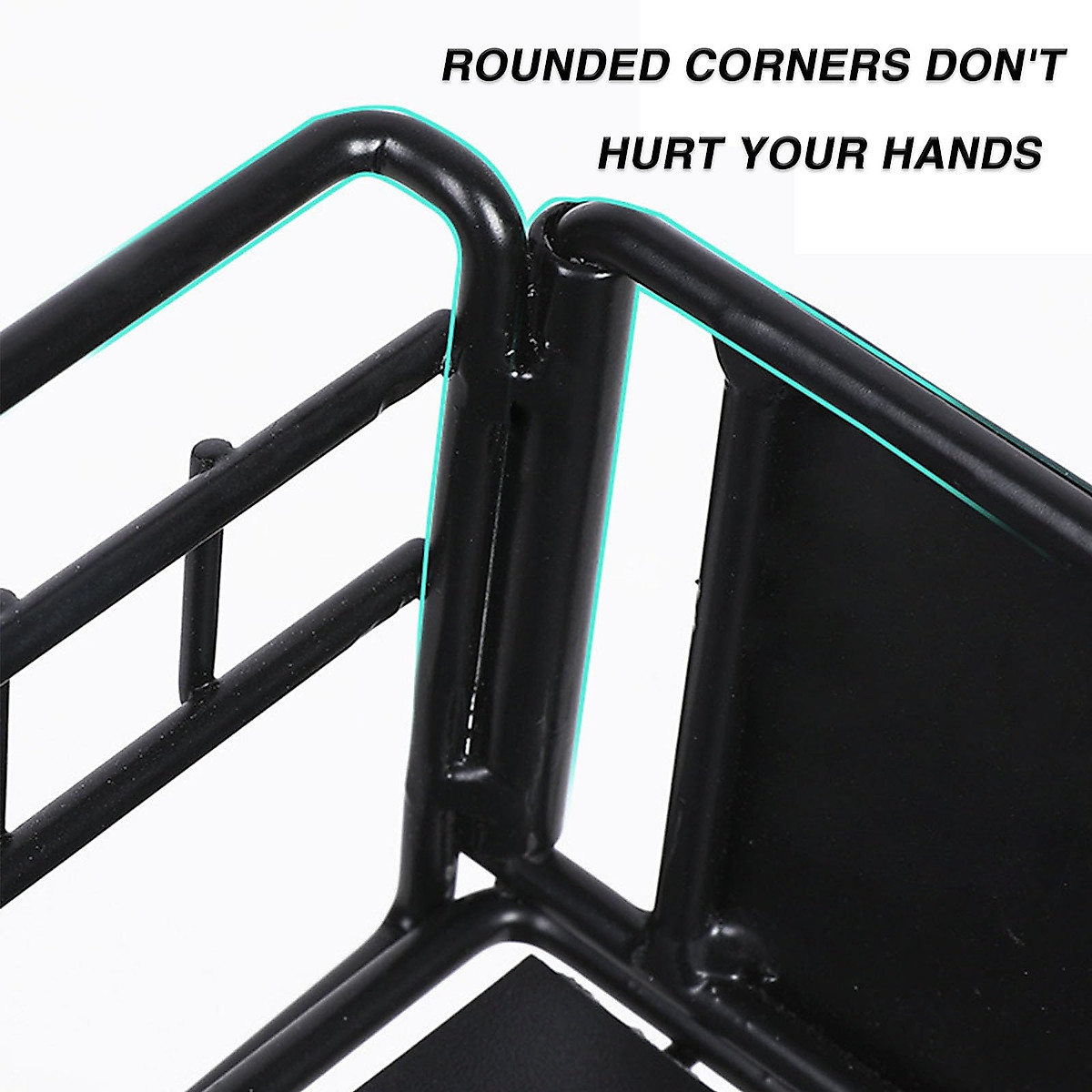 UVCMDUI Under Sink Organizer, Under Kitchen Sink Organizer, Kitchen Essentials Multi-Purpose Pull Out Cabinet Organizer for Kitchen Bathroom Storage Home Organization,White,L