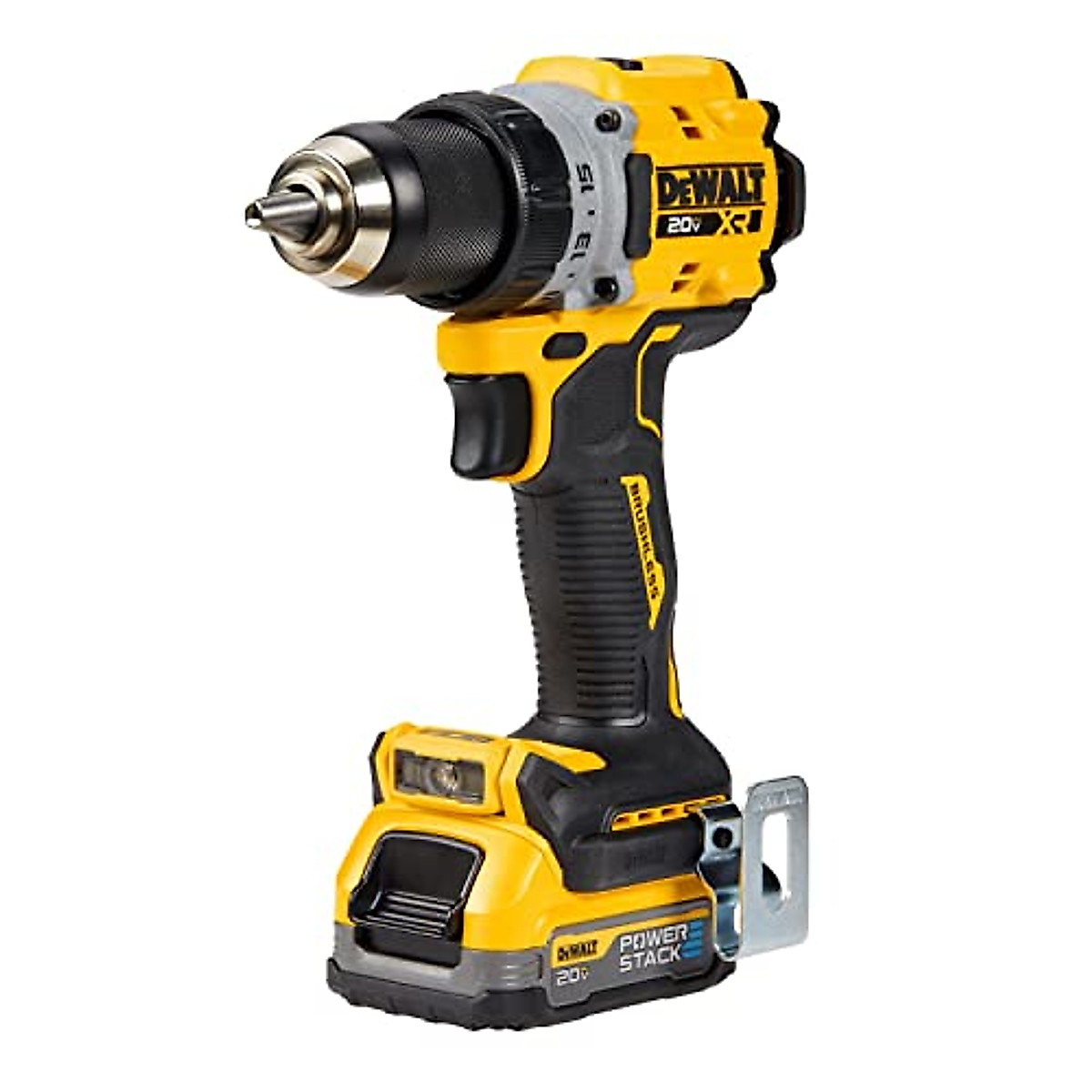 DEWALT 20V MAX* XR COMPACT DRILL/DRIVER WITH POWERSTACK BATTERIES (DCD800D1E1)