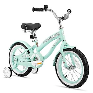 JOYSTAR 12 Inch Kids Bike with Training Wheels for Ages 2-4 Years Old Girls Bike Toddler Bike Beach Cruiser Kids Bicycle Green