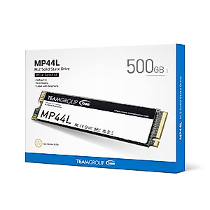 TEAMGROUP MP44L 500GB SLC Cache NVMe 1.4 PCIe Gen 4x4 M.2 2280 Laptop&Desktop SSD (R/W Speed up to 5,000/3,700MB/s) TM8FPK500G0C101