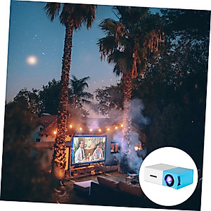 FUOYLOO Home Theater Projector Projector Media Player Equipment Portable Home Cinema Video Plastic Miniature 1080p Lcd Video Projector