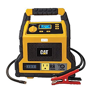 CAT - 3 in 1 Professional Power Station with Jump Starter and Compressor - 4 USB Ports and Outlet